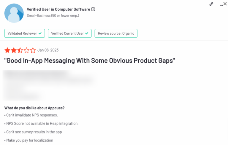 Appcues for new customer onboarding: Features, Pricing, and Review