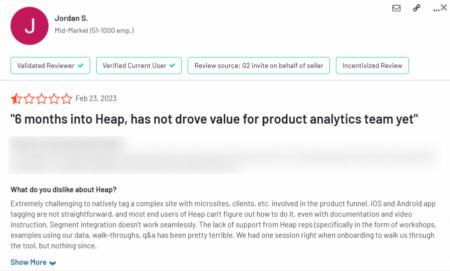 Heap for Churn Analytics: Features, Pricing, and Review - Thoughts about Product Adoption, User ...