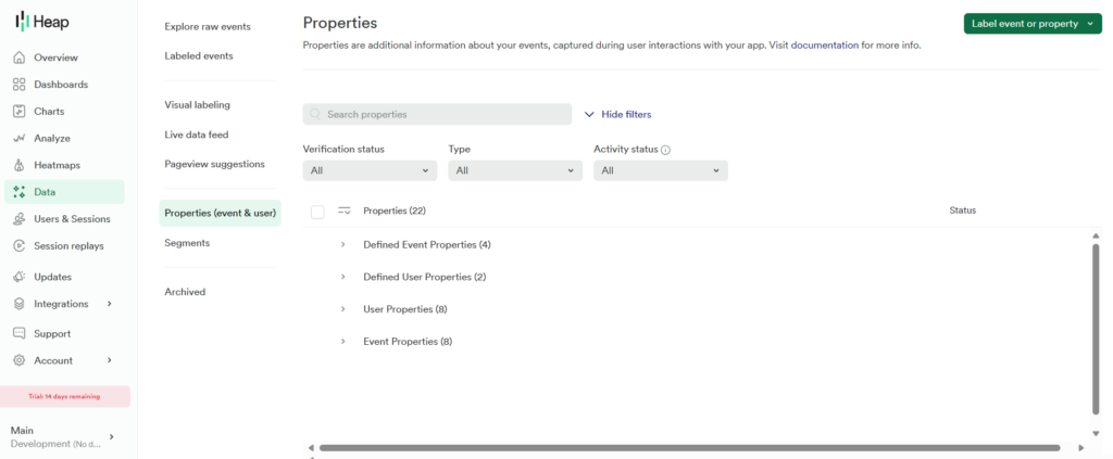 Heap for User Behavior Analysis: Features, Pricing, and Review - Thoughts about Product Adoption ...