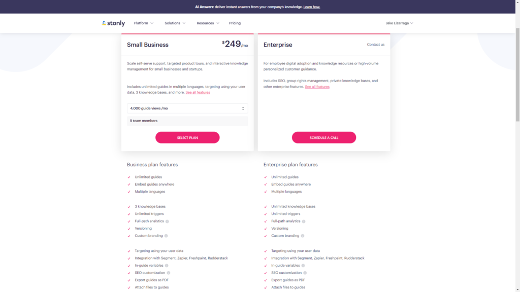 UserGuiding vs Userflow vs Stonly for Customer satisfaction