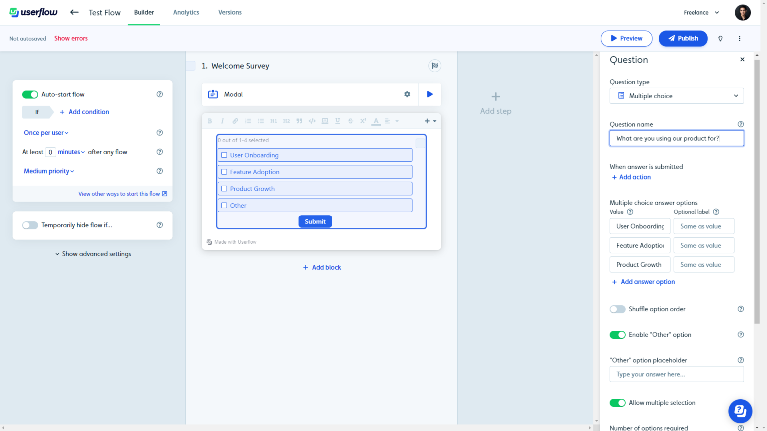 Userflow for New Customer Onboarding: Features, Pricing, and Review ...
