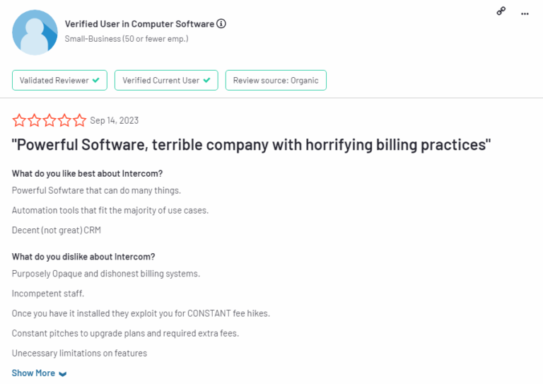 Intercom for In-app messaging: Features, Pricing, and Review