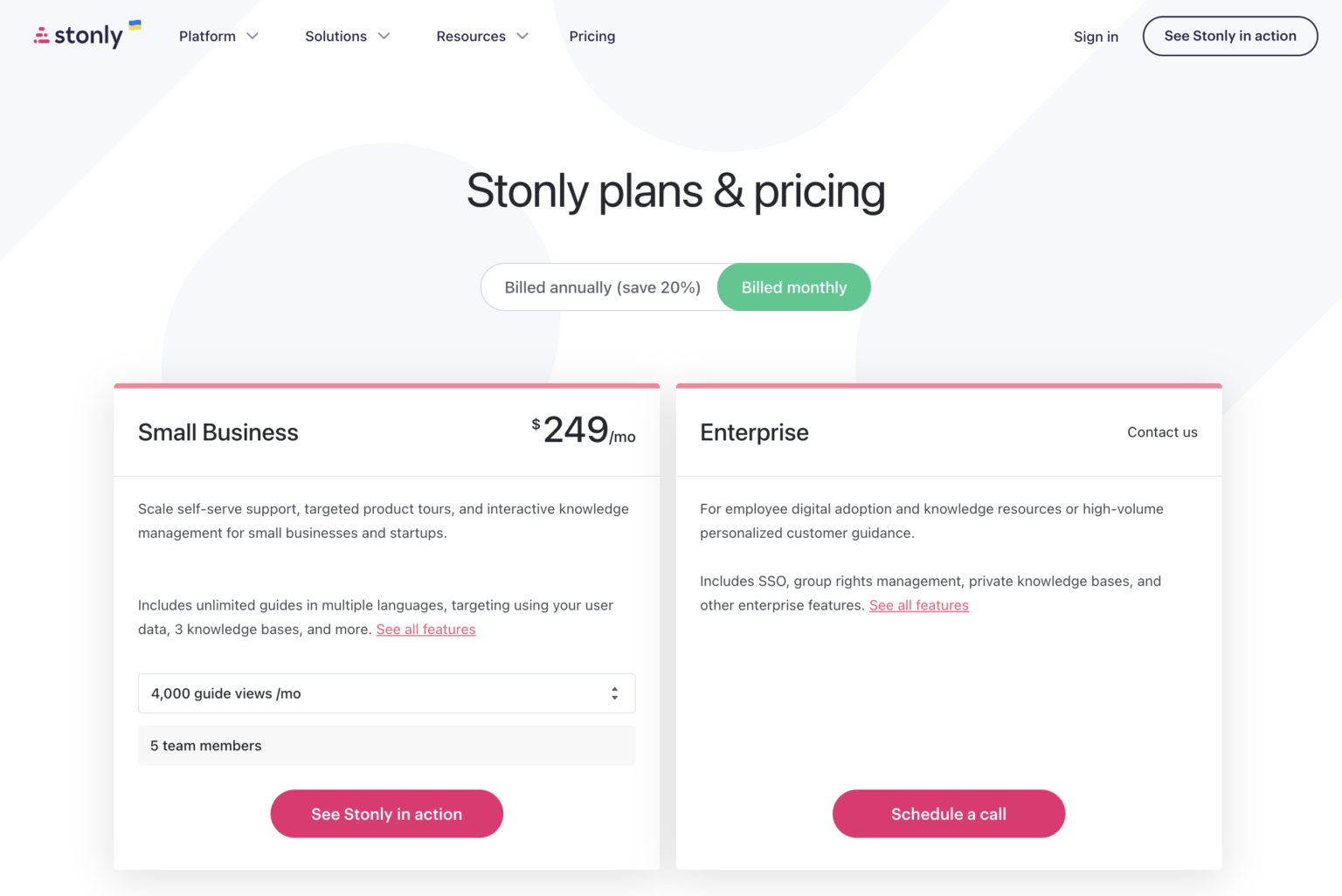 Stonly for New Customer Onboarding: Features, Pricing, and Review